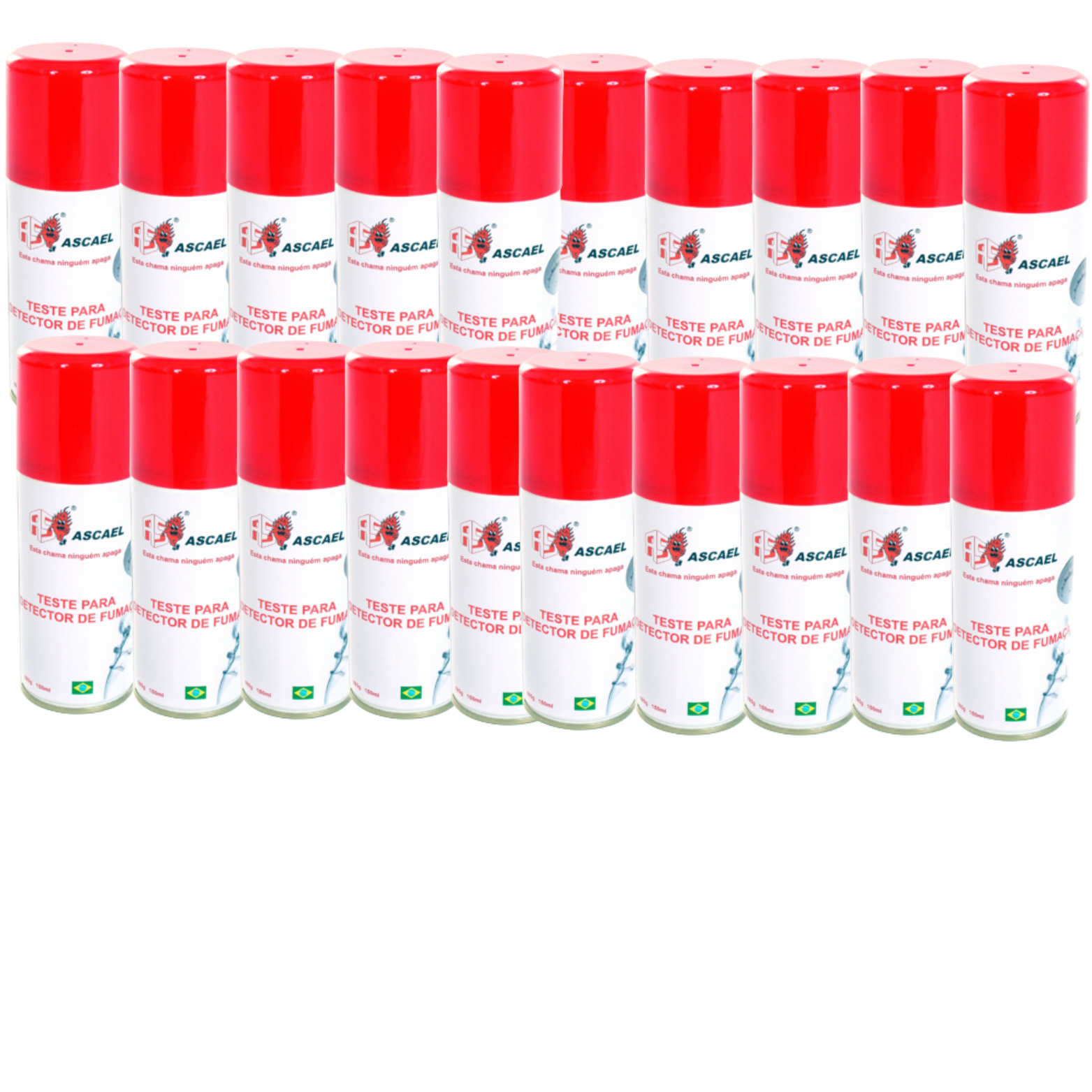Spray Teste Detector De Fumaça - Ascael Kit Com 5 Peças - SpaceFire LOJA